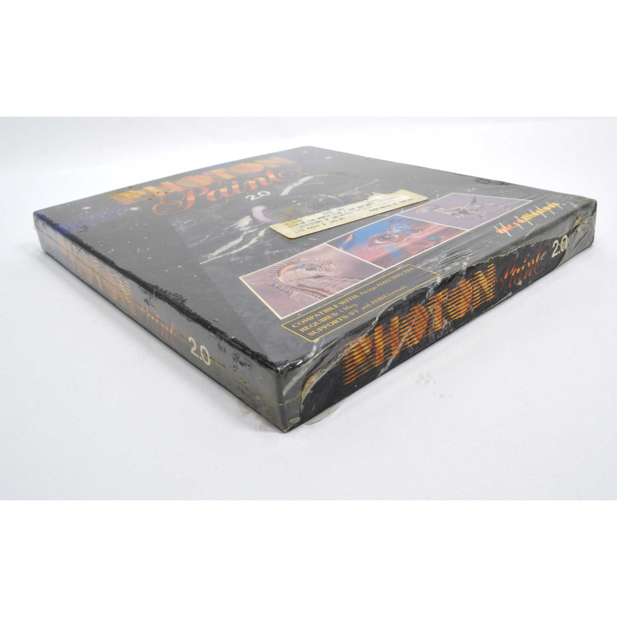 New! AMIGA "PHOTON PAINT 2.0" Factory Sealed COMPUTER GAME Disk of Mon – Get A Grip & More