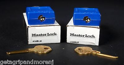MASTER LOCK Zenex Steel Shackle Blue Safety Lockout Padlocks 410Blu Se ...
