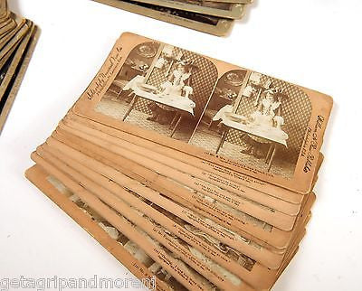 STEREO SLIDES Lot of 86 Late 1800's Variety Antique Collection! – Get A ...