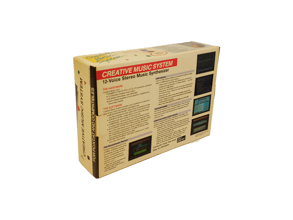 Creative Music System Audio card for PC/XT/AT Creative Music Lab CT-13 ...