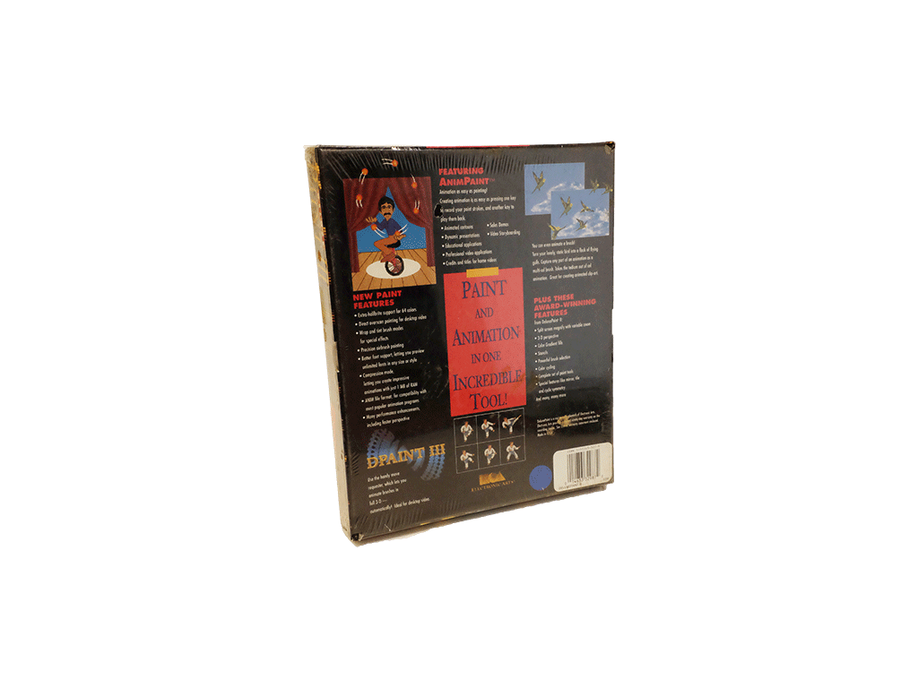 Deluxe Paint III Video Game Software Amiga 500, 1000 Commodore NIB New ...