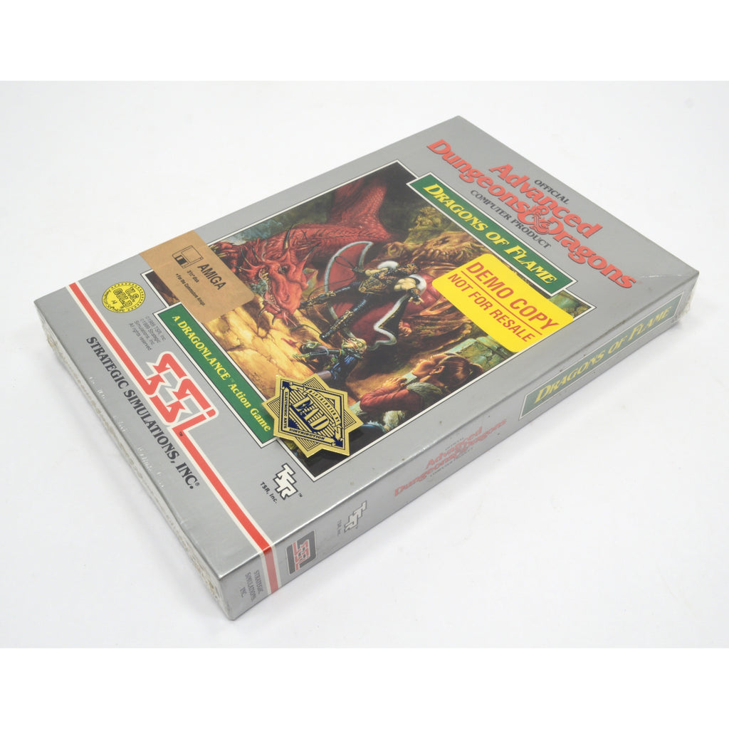 New! COMMODORE AMIGA Sealed! D&D GAME "DRAGONS OF FLAME" Rare DEMO COP ...