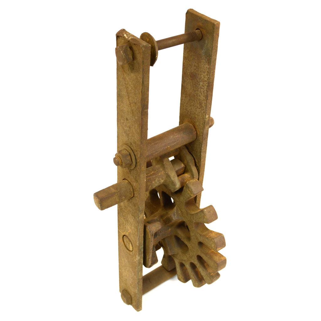 Vintage INDUSTRIAL HAND-CRANK GEAR PART 9" Cog Wheel STEAMPUNK Altered ...