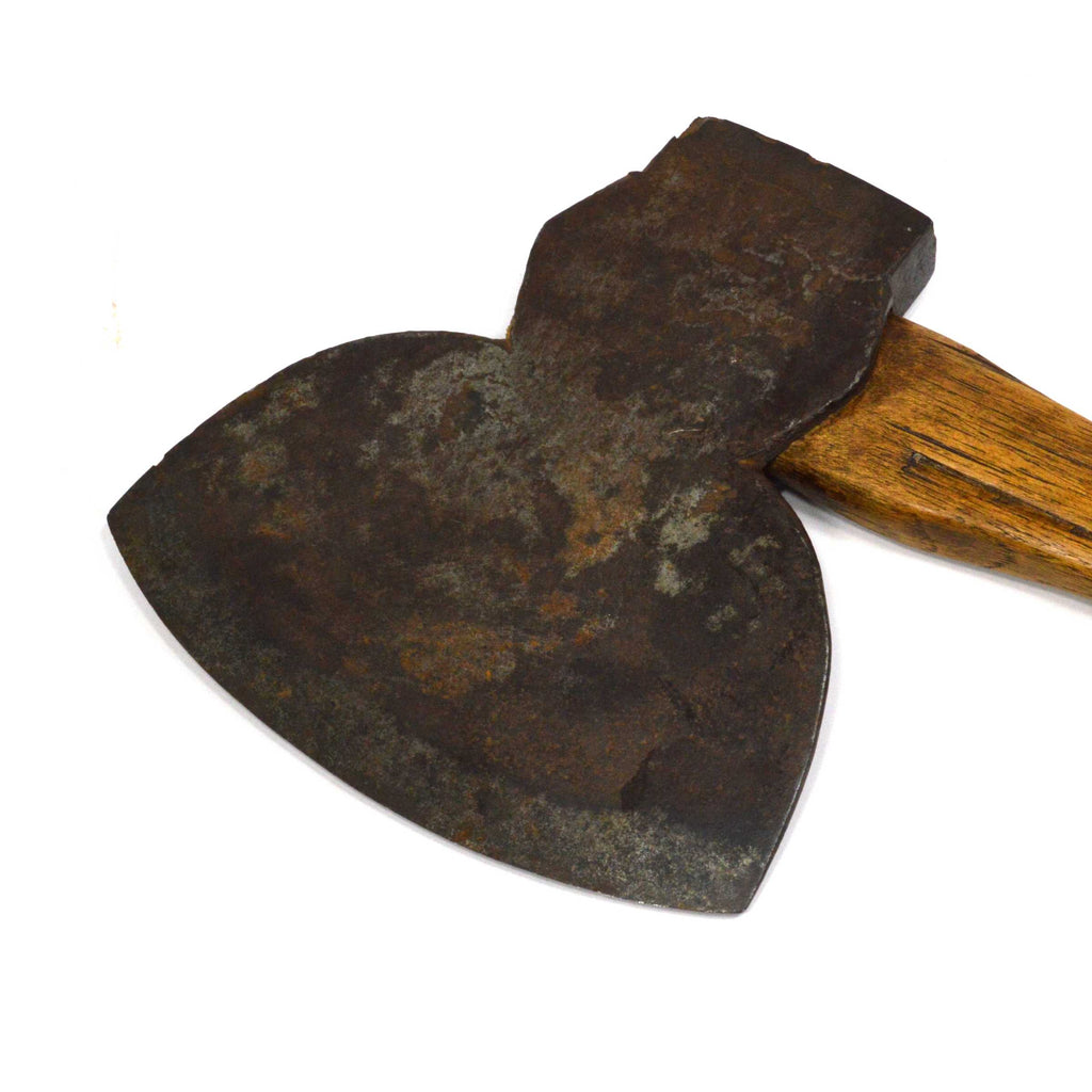 Antique BROAD / HEWING AXE Signed "F. MORRIS..." Extra Sexy Handle! OH ...