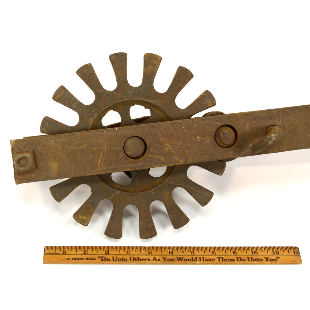 Vintage INDUSTRIAL HAND-CRANK GEAR PART 9" Cog Wheel STEAMPUNK Altered ...