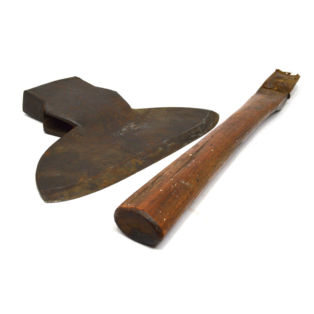 Antique BROAD/HEWING AXE Partial Makers Mark MICHIGAN PATTERN 13" Blad ...