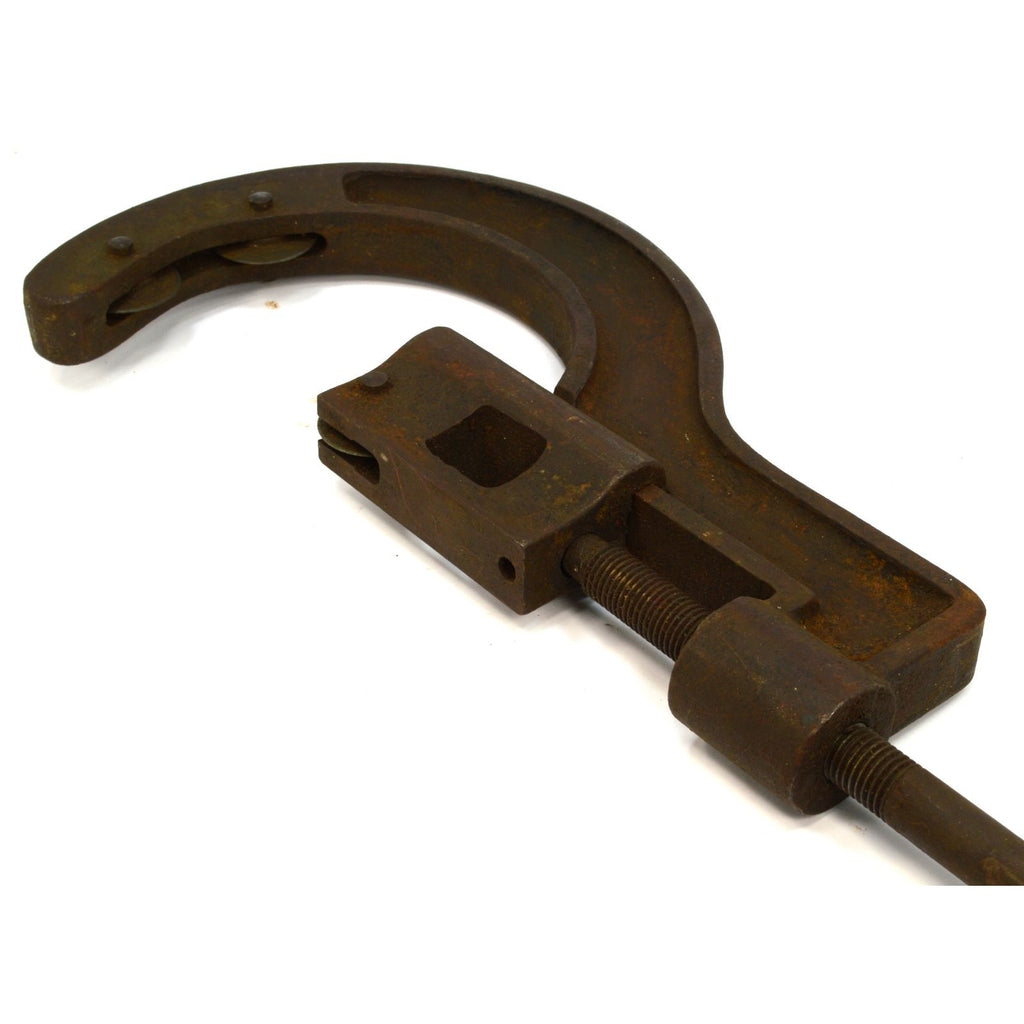 Vintage BARNES No. 5 PIPE / TUBE CUTTER Heavy Duty 34" w/ 3.5-7.5 CUTT ...