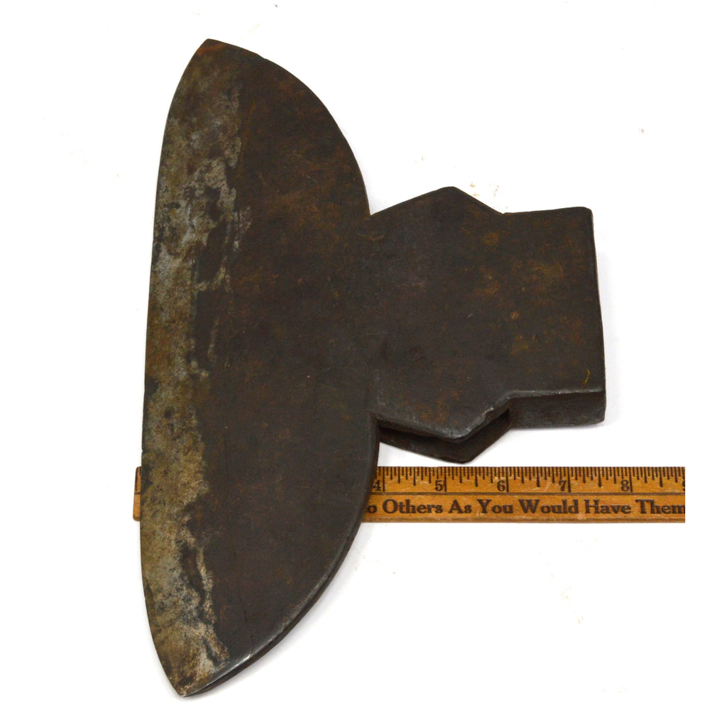 Antique BROAD/HEWING AXE Partial Makers Mark MICHIGAN PATTERN 13" Blad ...