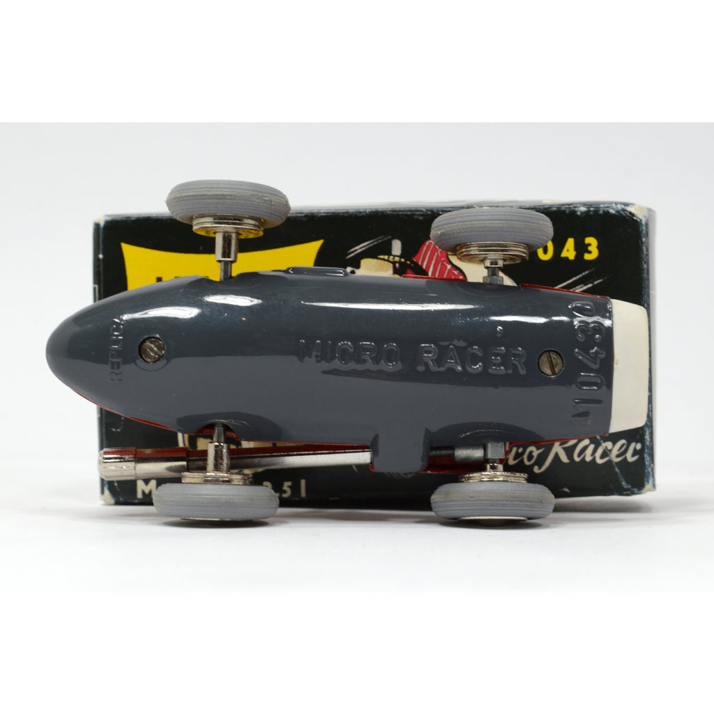 Vintage LILLIPUT "MICRO RACER" No. 1043 Mercedes 2.5l WIND-UP RACE CAR ...