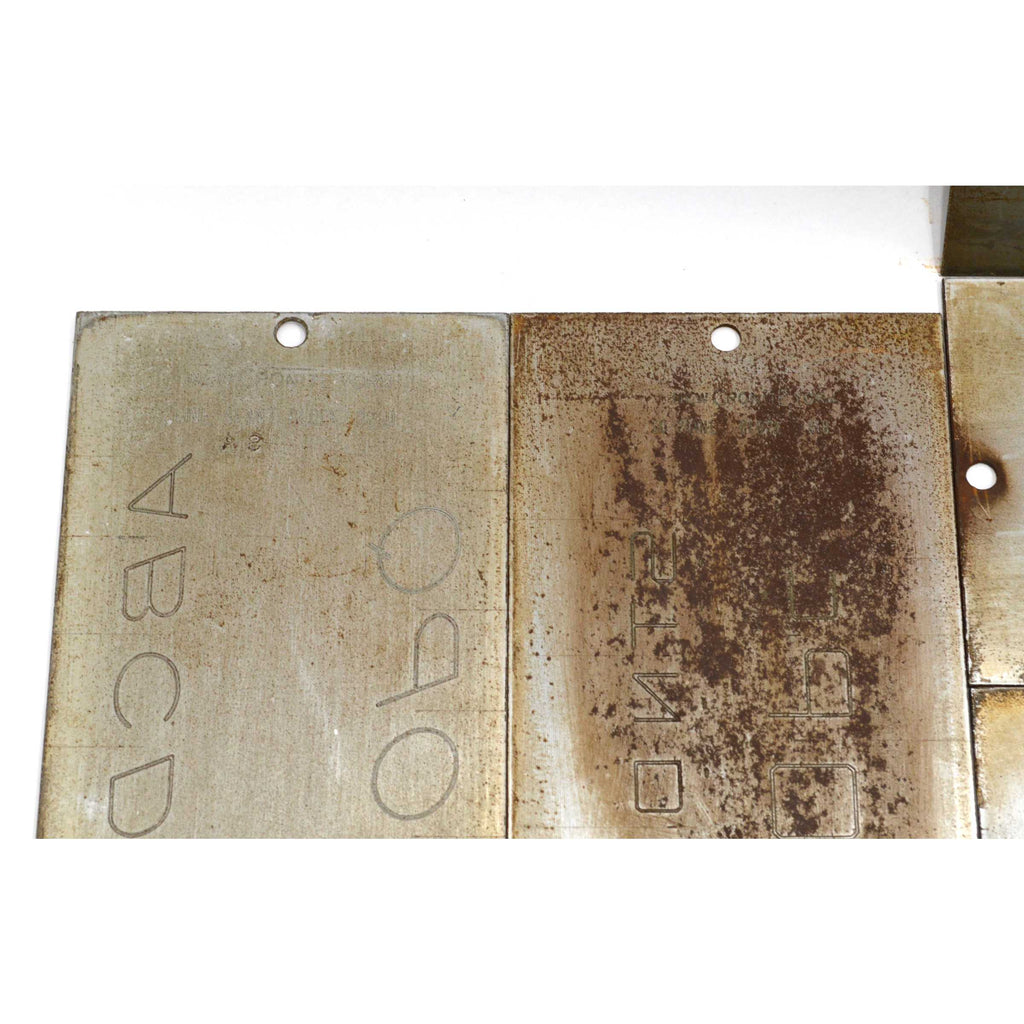 Antique "CRONITE" ENGRAVING FONT PLATE Lot of 11 Plates for ENGRAVER/P ...