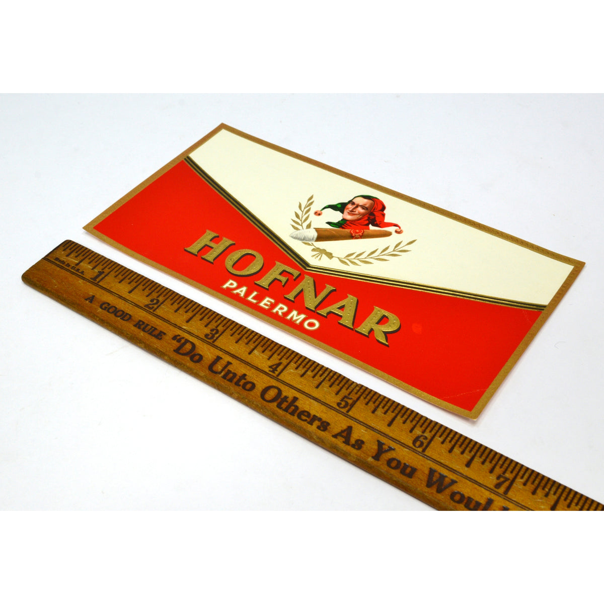 Vintage CIGAR BOX LABEL New/Never Used HOFNAR 'PALERMO' Multiple Avail ...
