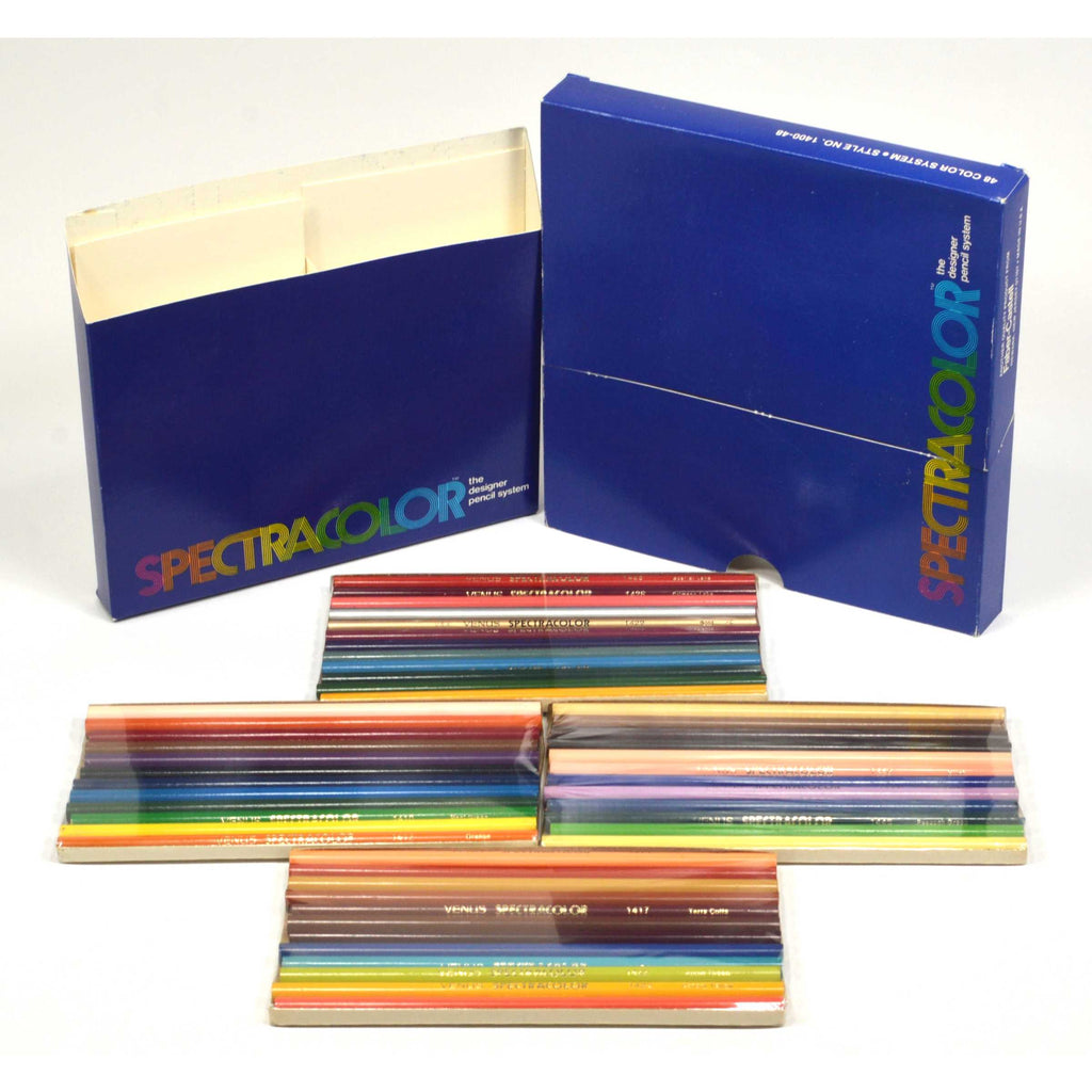 New Old Stock "SPECTRACOLOR 48 COLOR SYSTEM" No. 1400-48 by FABER-CAST ...