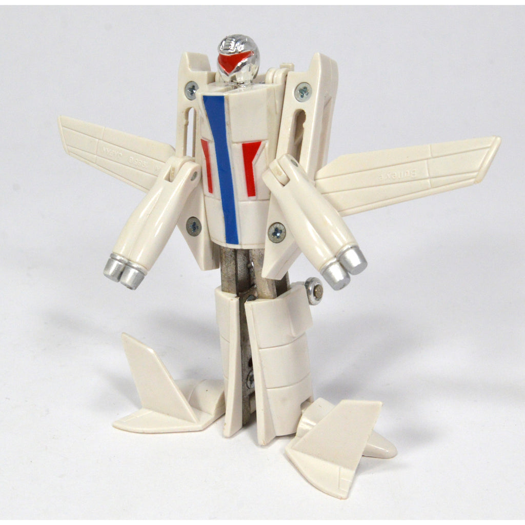 Vintage TONKA GOBOTS "BULLSEYE" #63 Guardian Robot BOMBER JET PLANE w ...