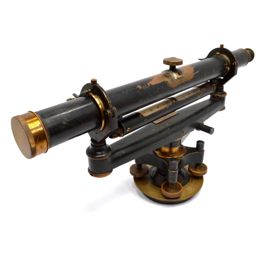 Antique "ENGINEERS' 18 INCH WYE LEVEL" by BUFF & BUFF CO in DOVETAIL B ...