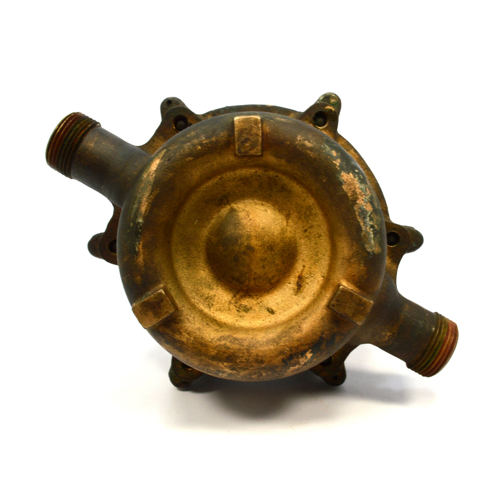 Antique BRASS/BRONZE THOMSON WATER METER #1657355 w/ Porcelain Dial BR ...