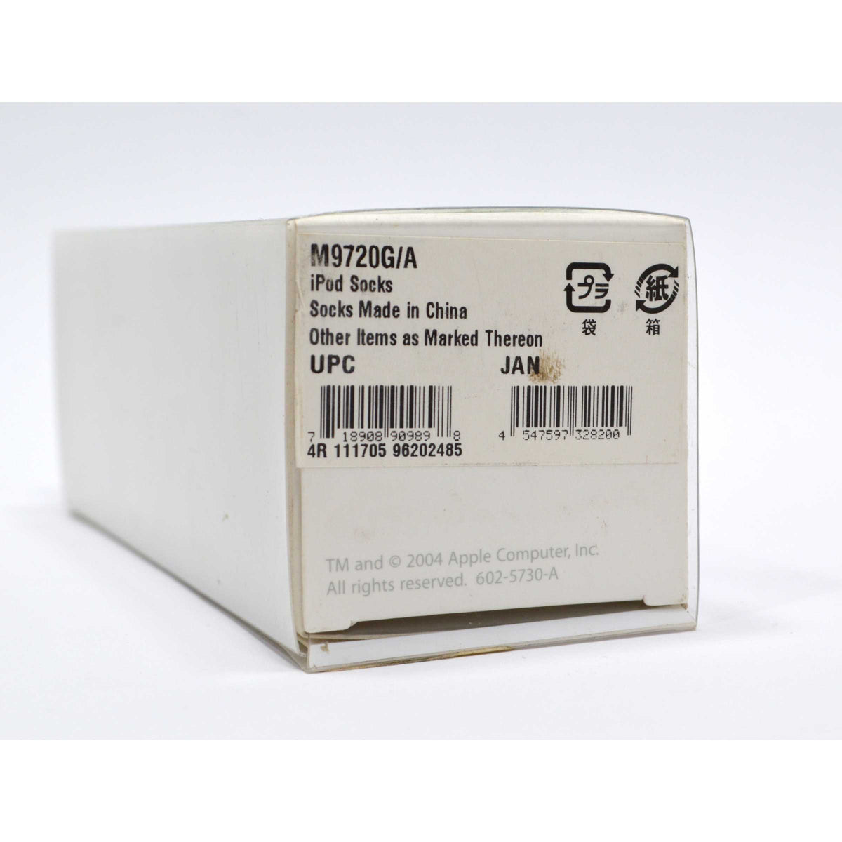 New (Open Box) GENUINE APPLE iPOD / iPHONE 2g 3g SOCKS KIT 5-Colors No ...