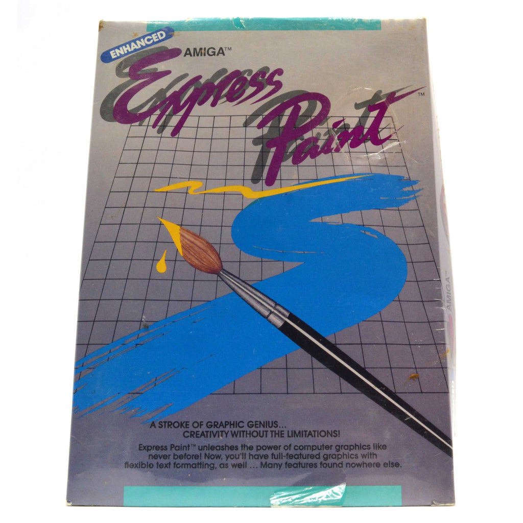 New/Sealed! AMIGA "ENHANCED EXPRESS PAINT" in Shrink! COMPUTER GRAPHIC ...