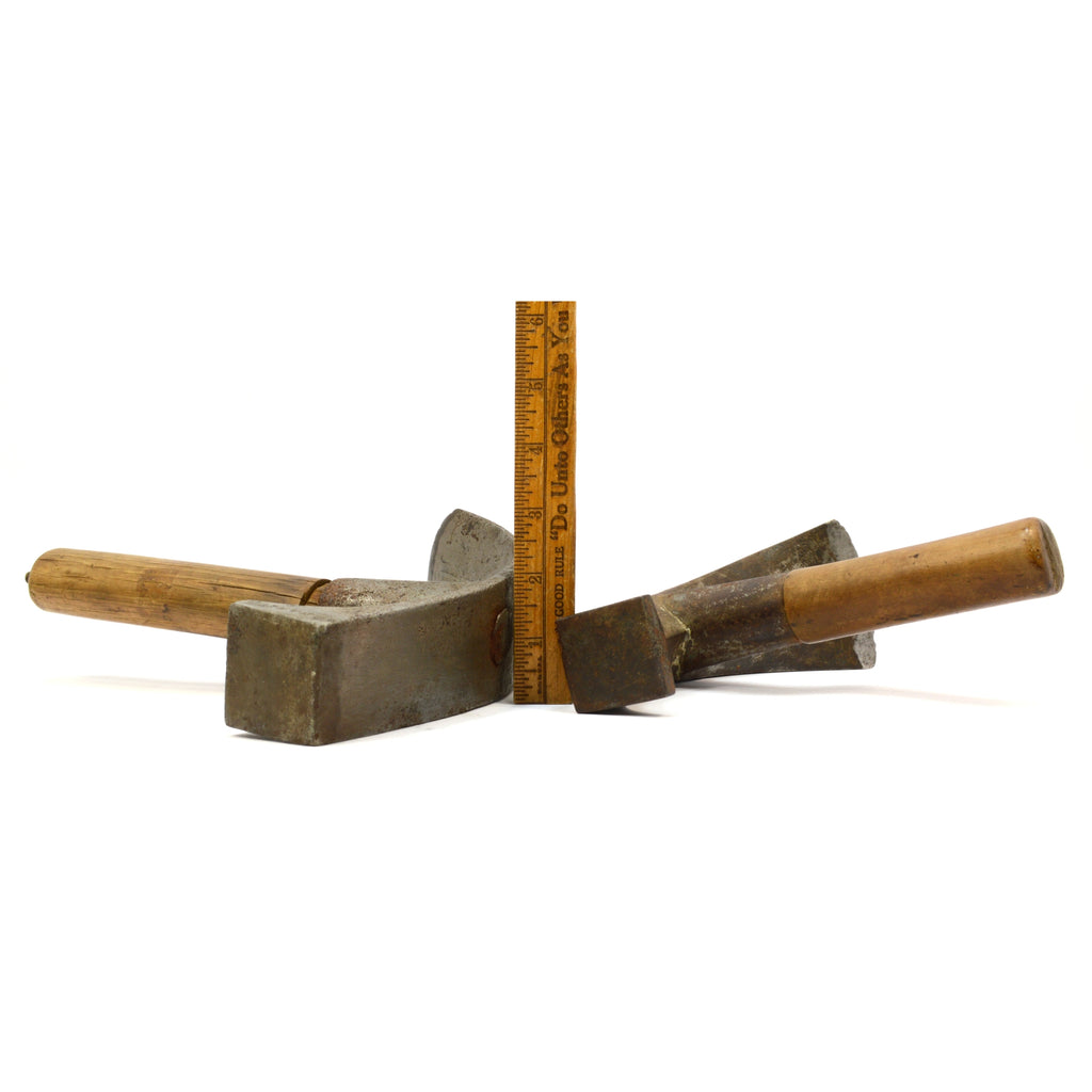 Antique D.R. BARTON COOPERS ADZE Lot of 2 BARREL/BOWL ADZES Rochester ...