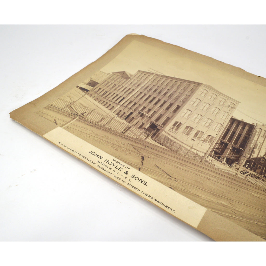 Antique ORIGINAL PHOTOGRAPHS Industrial Ephemera "JOHN ROYLE & SONS" M ...