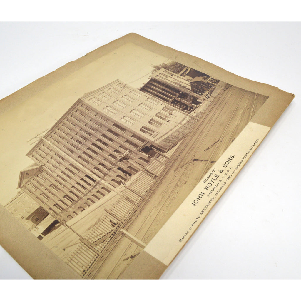 Antique ORIGINAL PHOTOGRAPHS Industrial Ephemera "JOHN ROYLE & SONS" M ...