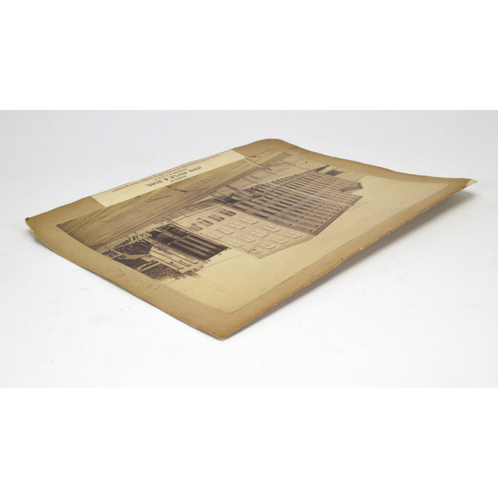 Antique ORIGINAL PHOTOGRAPHS Industrial Ephemera "JOHN ROYLE & SONS" M ...