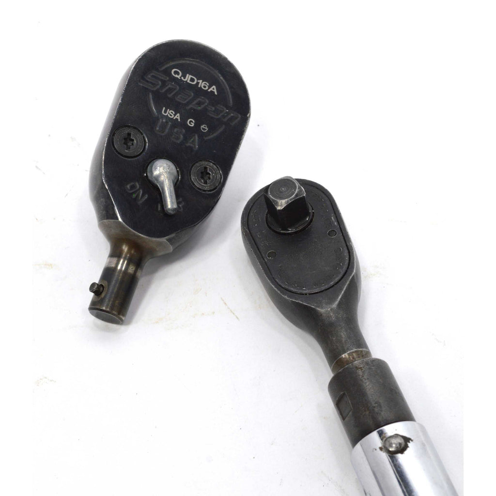Interchangeable Head SNAP-ON RATCHET-TORQUE WRENCH #QJIJ275 with QJD16 ...