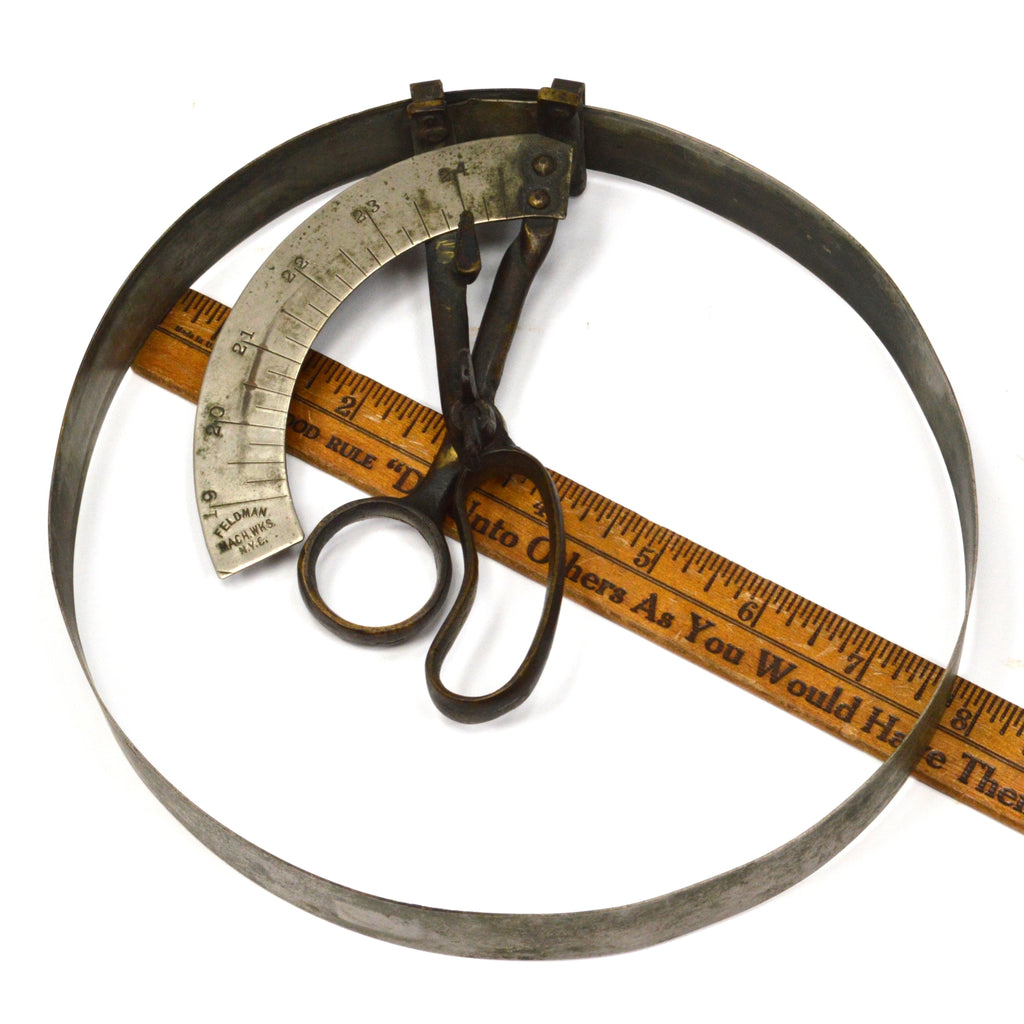 Antique ADJUSTABLE HAT SIZER by FELDMAN MACH WORKS, NYC Millinery/Hatm ...