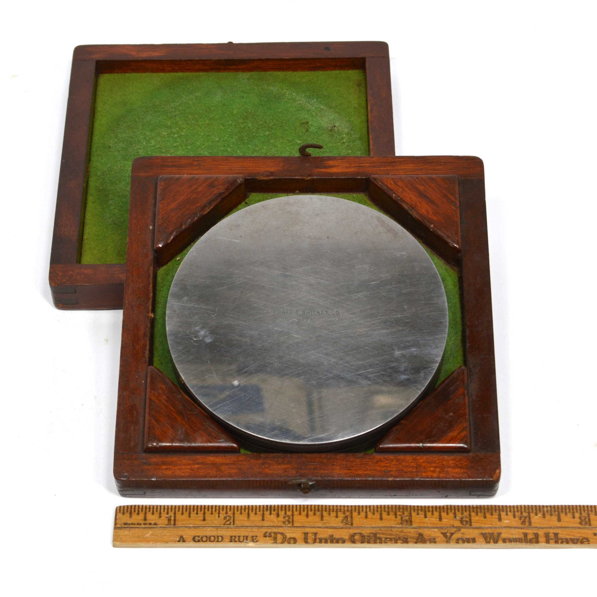 Vintage SURFACE PLATE LAPPING TOOL by "PRATT & WHITNEY CO." #5-270 in ...