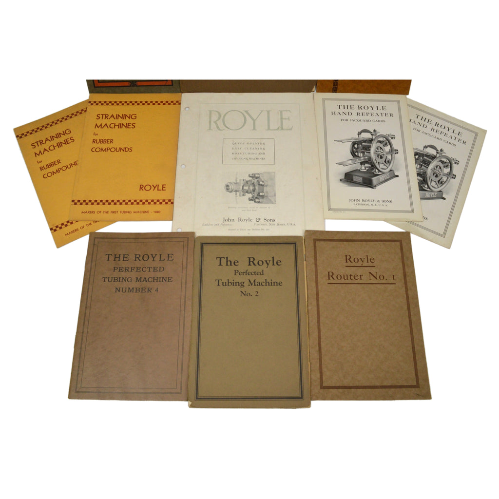 Antique MACHINIST PROMOTIONAL BOOKS Industrial Ephemera "JOHN ROYLE" B ...