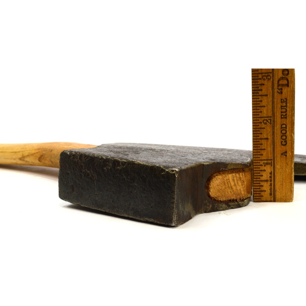 Antique HEWING BROAD AXE Pennsylvania Pattern DANIEL SIMMONS & CO Hand ...