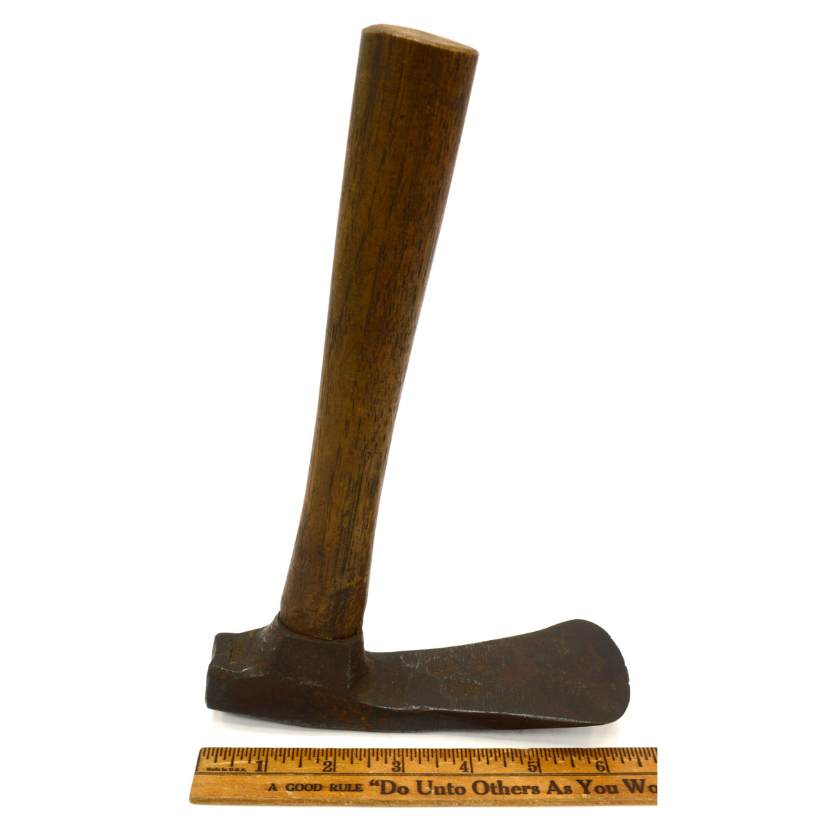 Antique UNBRANDED CARPENTER'S ADZE Hand/Elbow HALF HEAD Coopers Adz RI ...