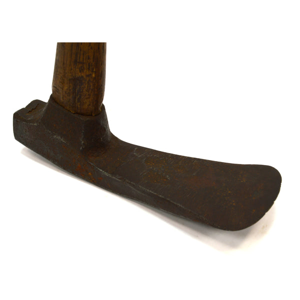 Antique UNBRANDED CARPENTER'S ADZE Hand/Elbow HALF HEAD Coopers Adz RI ...