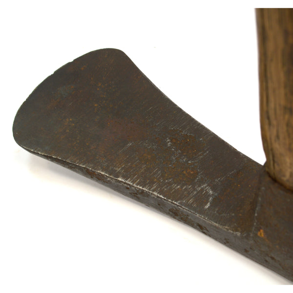 Antique UNBRANDED CARPENTER'S ADZE Hand/Elbow HALF HEAD Coopers Adz RI ...