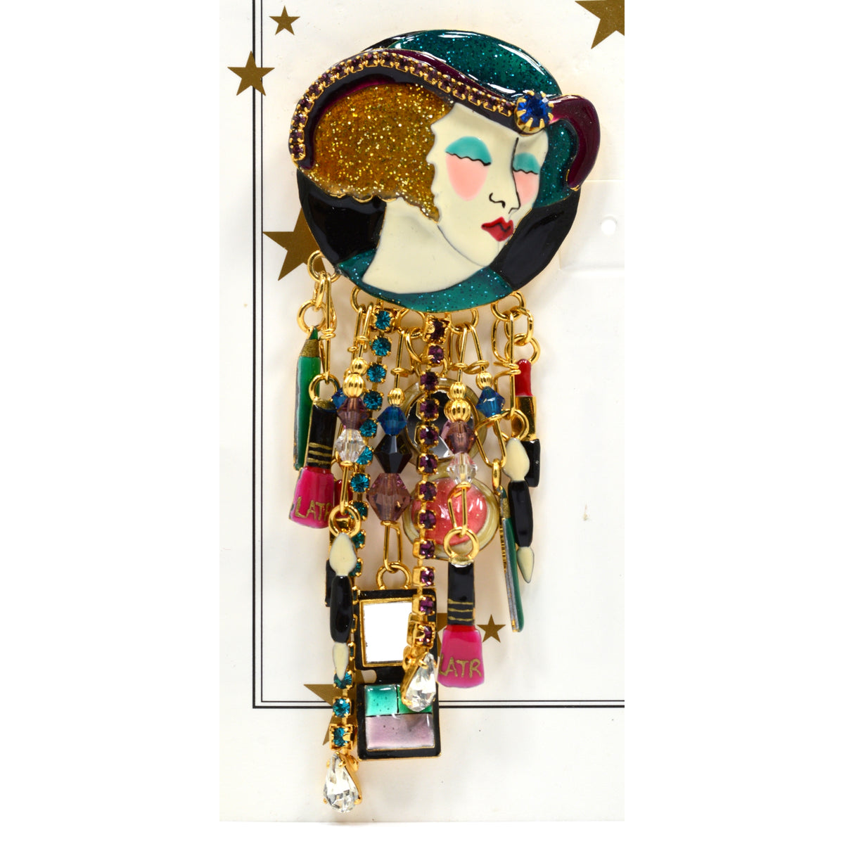 Excellent! LUNCH AT THE RITZ "LET'S MAKE-UP" PIN 'Carte Du Jour' PENDA ...
