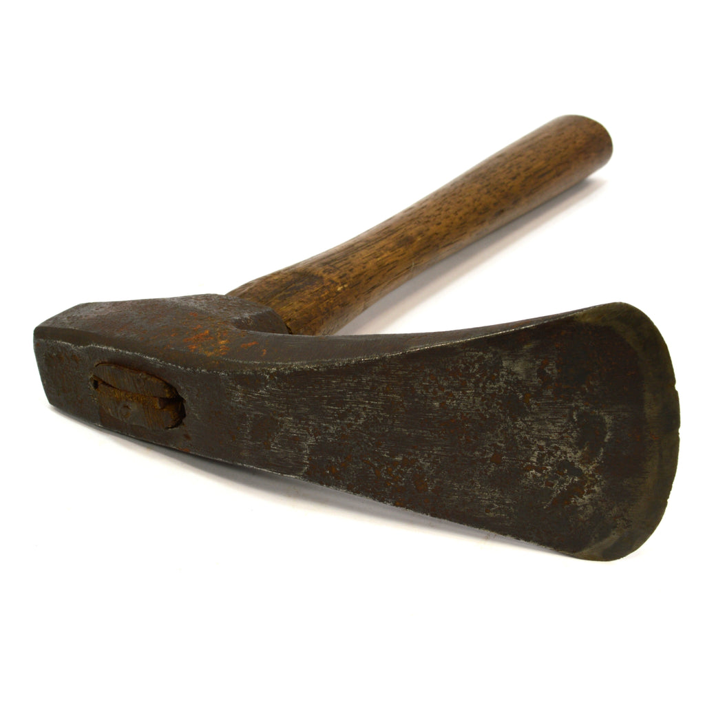 Antique UNBRANDED CARPENTER'S ADZE Hand/Elbow HALF HEAD Coopers Adz RI ...