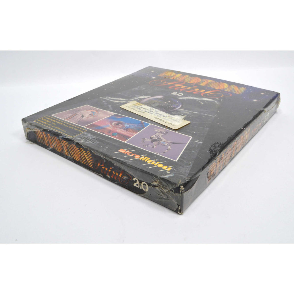 New! AMIGA "PHOTON PAINT 2.0" Factory Sealed COMPUTER GAME Disk of Mon – Get A Grip & More