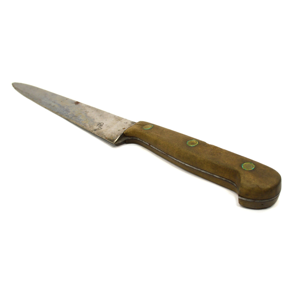 Antique ED WUSTHOF #145-8 CHEF'S TRIDENT KNIFE Solingen, Germany "DREI ...