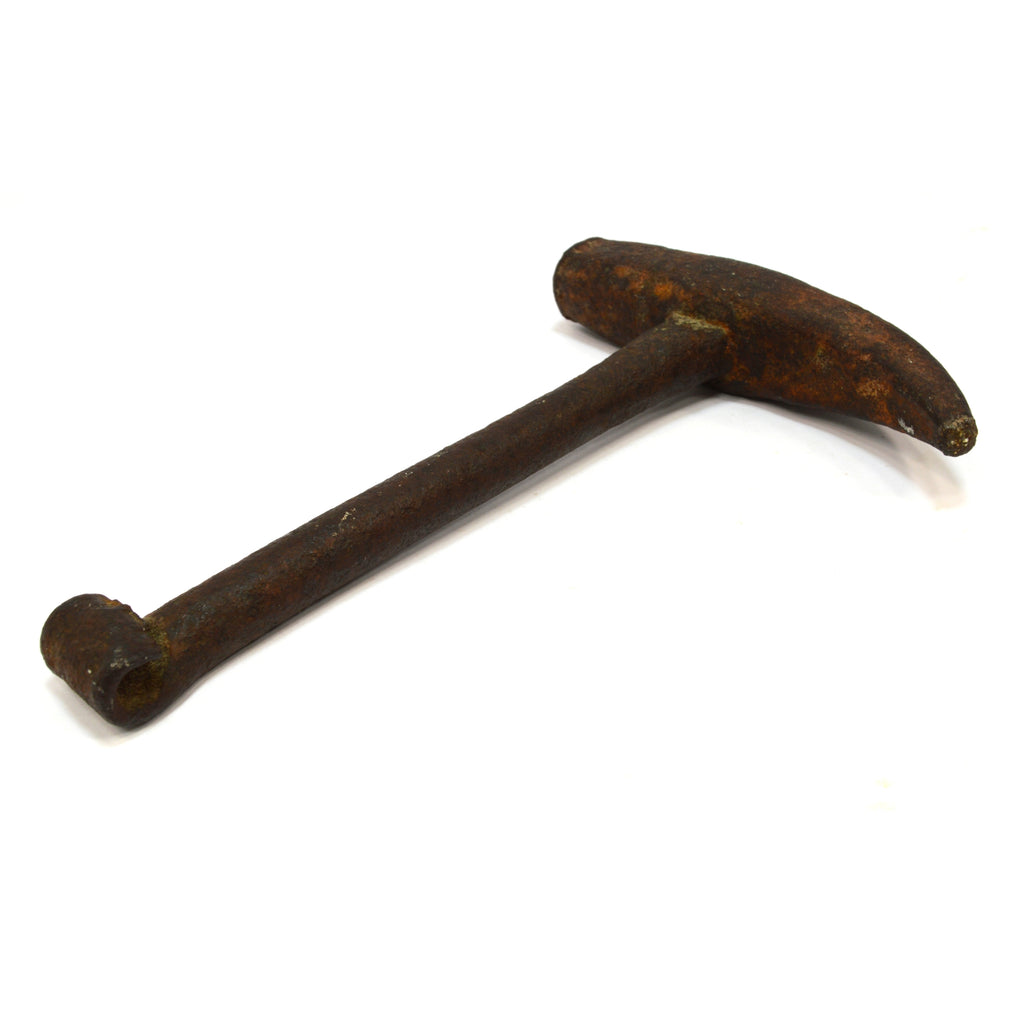 Antique BLACKSMITH MADE IRON "SNOWBALL HAMMER" or "SNOW KNOCKER" Horse ...