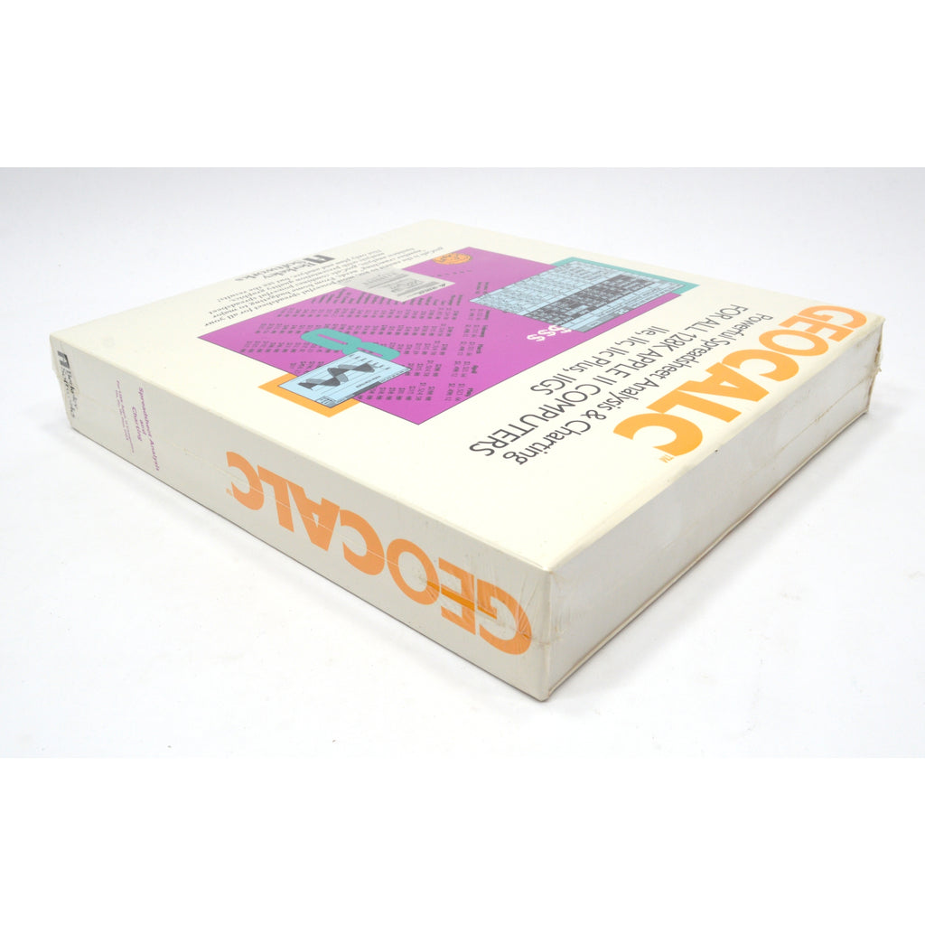 New! ALL 128K APPLE II "GEOCALC" Geo-Calc Computer SPREADSHEET SOFTWAR ...