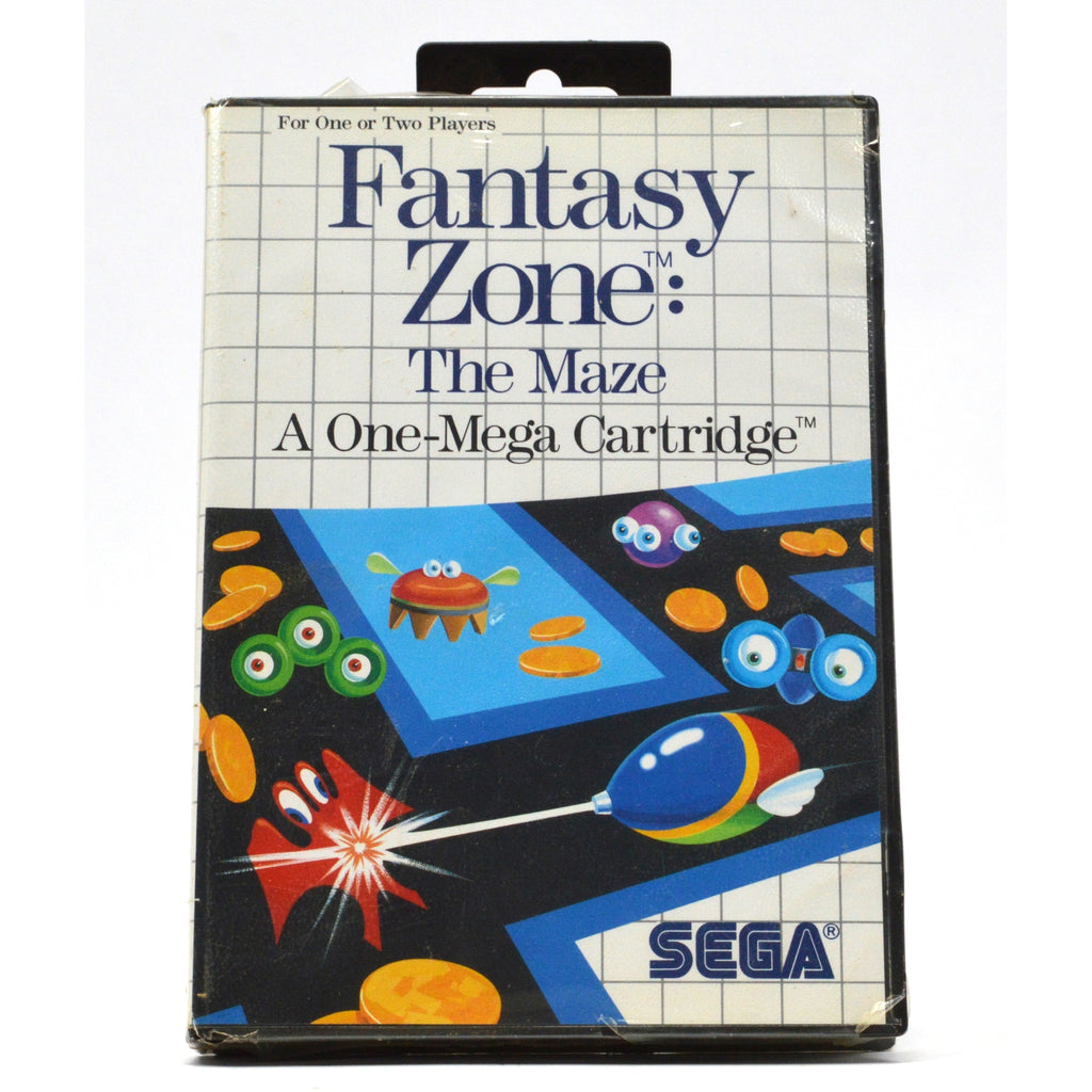 New! SEGA MASTER SYSTEM "FANTASY ZONE: THE MAZE" SMS Video Game c.1988 ...