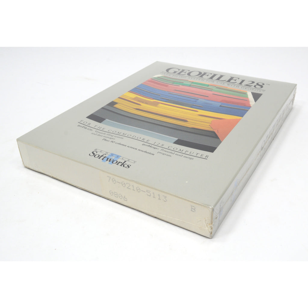 Brand New! COMMODORE C-128 "GEOFILE 128" PC SOFTWARE Geo-File *FOR GEO ...