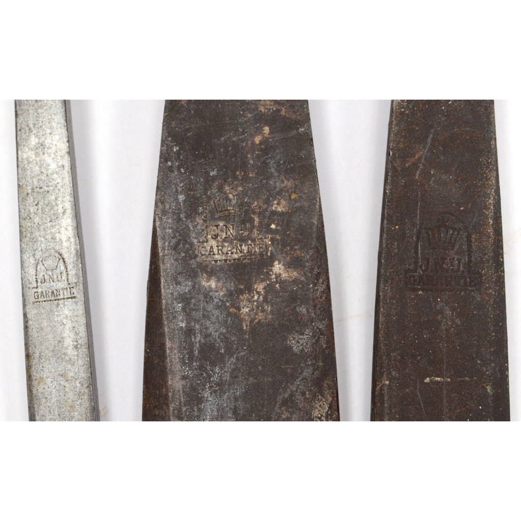 Vintage NOOITGEDAGT CHISEL Lot of 3 "J.N.I.J" Woodworking Tools SWEDIS ...