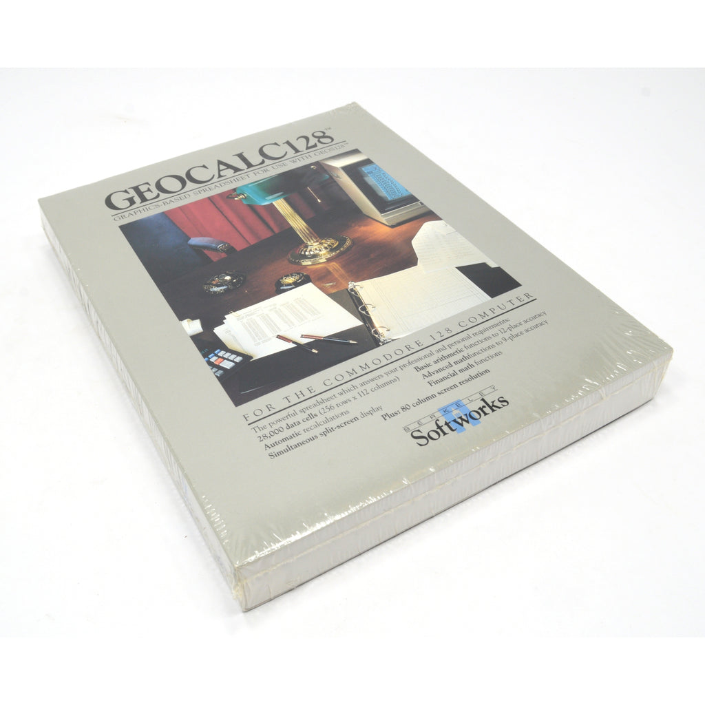 Brand New! COMMODORE C-128 "GEOCALC 128" PC SOFTWARE Geo-Calc *FOR GEO ...