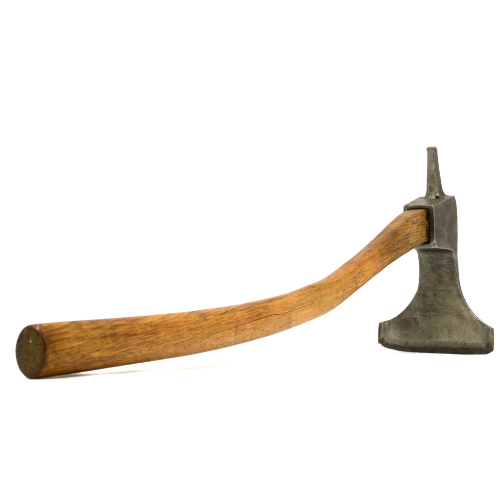 Antique LIPPED SHIPWRIGHTS ADZE Pole/Foot "L.& I.J. WHITE" Partial Log ...