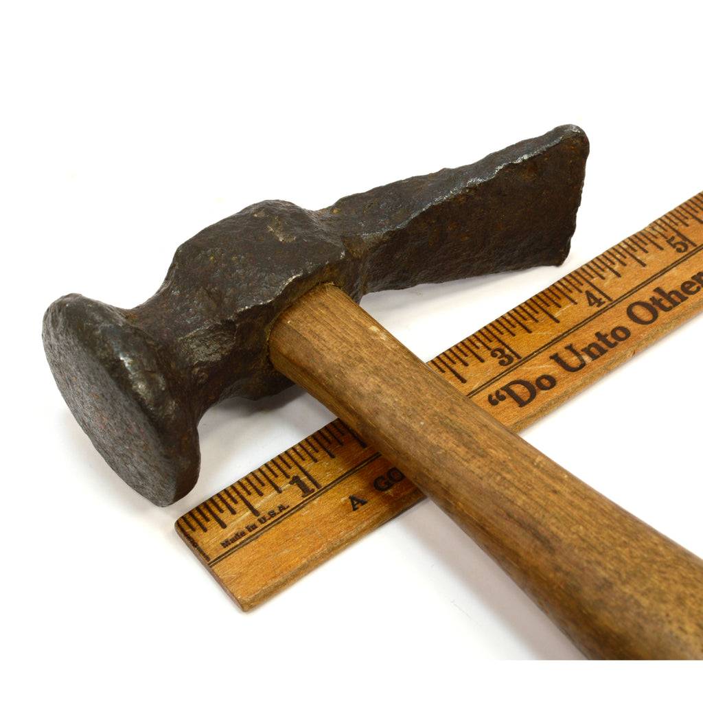 Antique SHOE MAKERS / COBBLER HAMMER Ultra Crude! SOLID HICKORY HANDLE ...