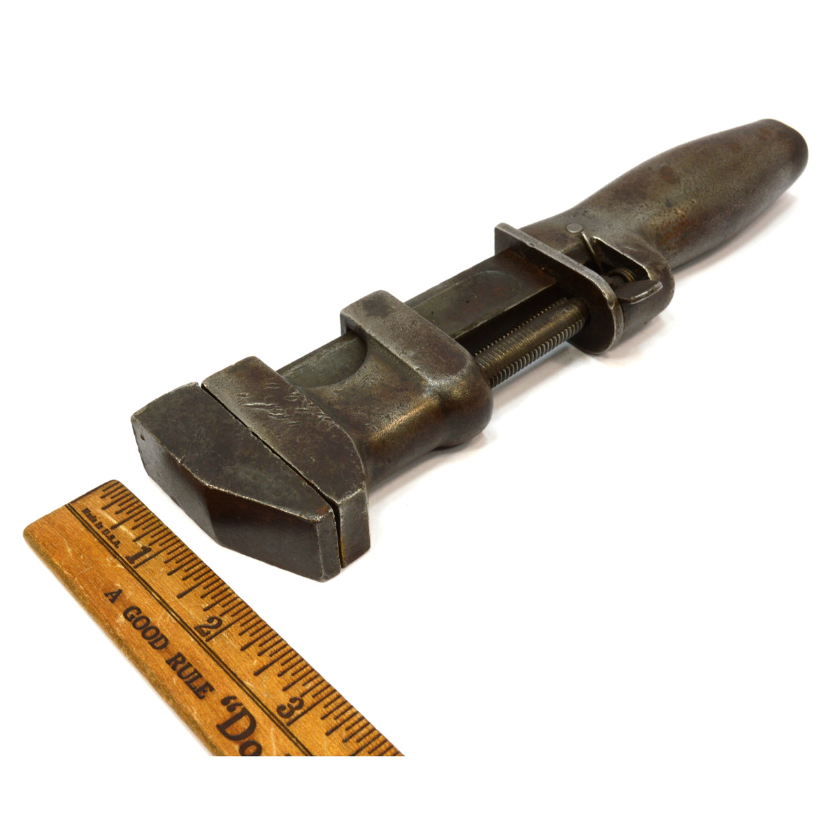 Antique QUICK ADJUST NUT WRENCH by J.H. SHEPARD & CO. Denver THUMB TOG ...