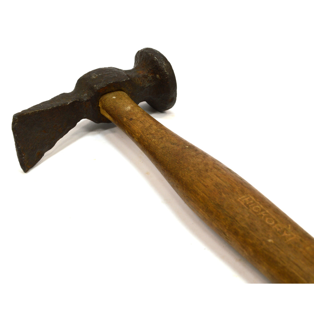 Antique SHOE MAKERS / COBBLER HAMMER Ultra Crude! SOLID HICKORY HANDLE ...
