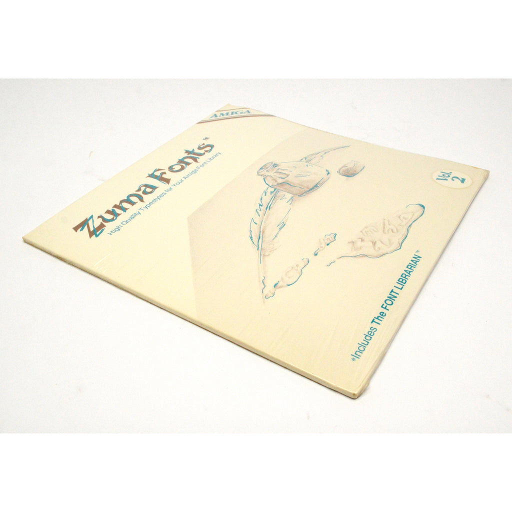 Brand New! AMIGA "ZUMA FONTS - VOL. 2" Sealed! COMPUTER FONT LIBRARY S ...