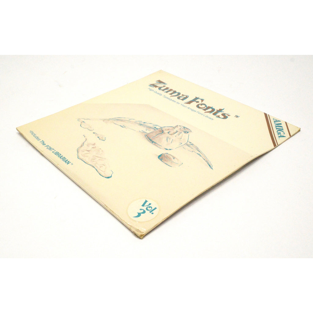 Brand New! AMIGA "ZUMA FONTS - VOL. 3" Sealed! COMPUTER FONT LIBRARY S ...