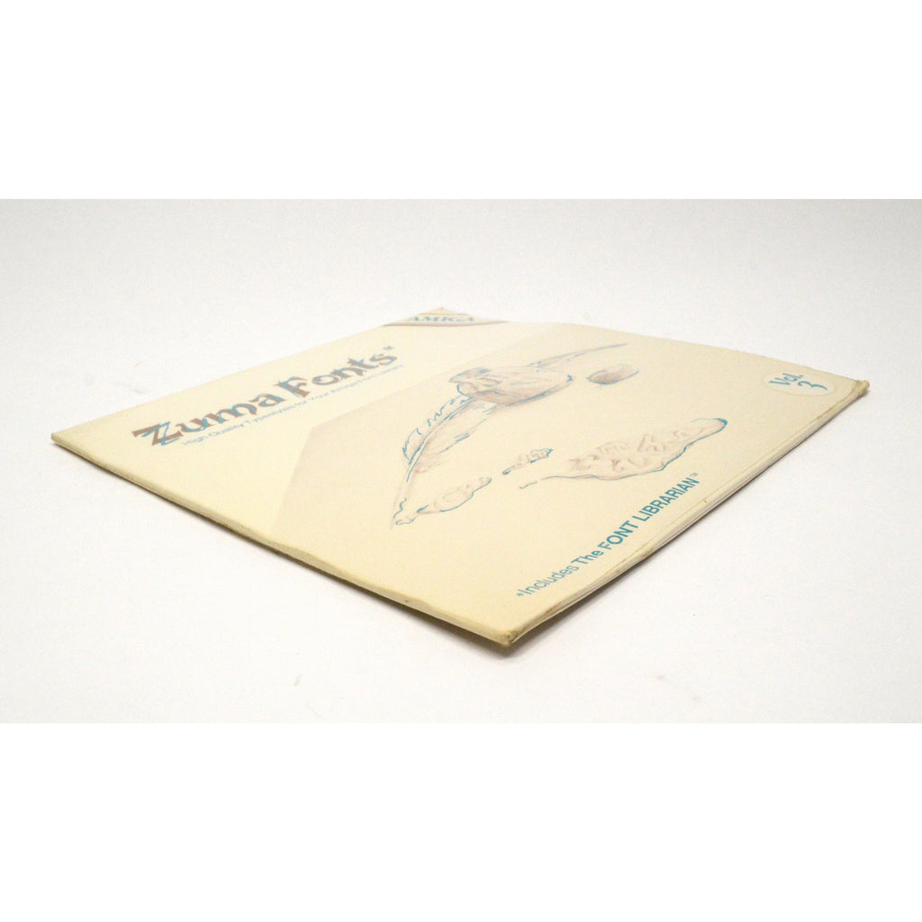 Brand New! AMIGA "ZUMA FONTS - VOL. 3" Sealed! COMPUTER FONT LIBRARY S ...